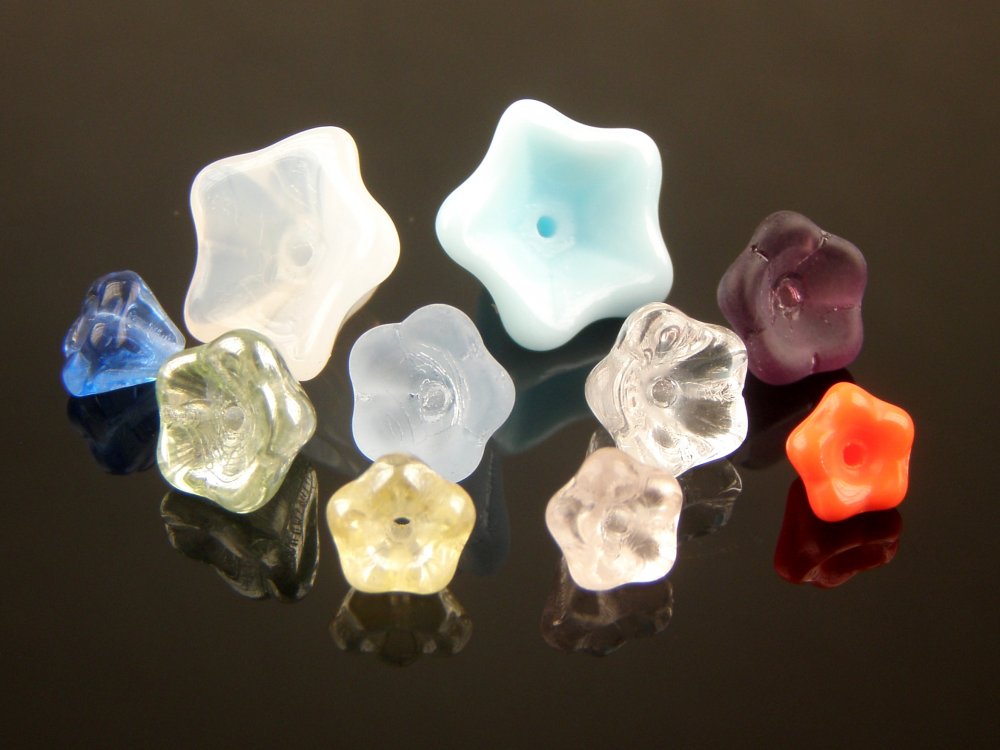 Czech glass Flower beads :: Crystalindo